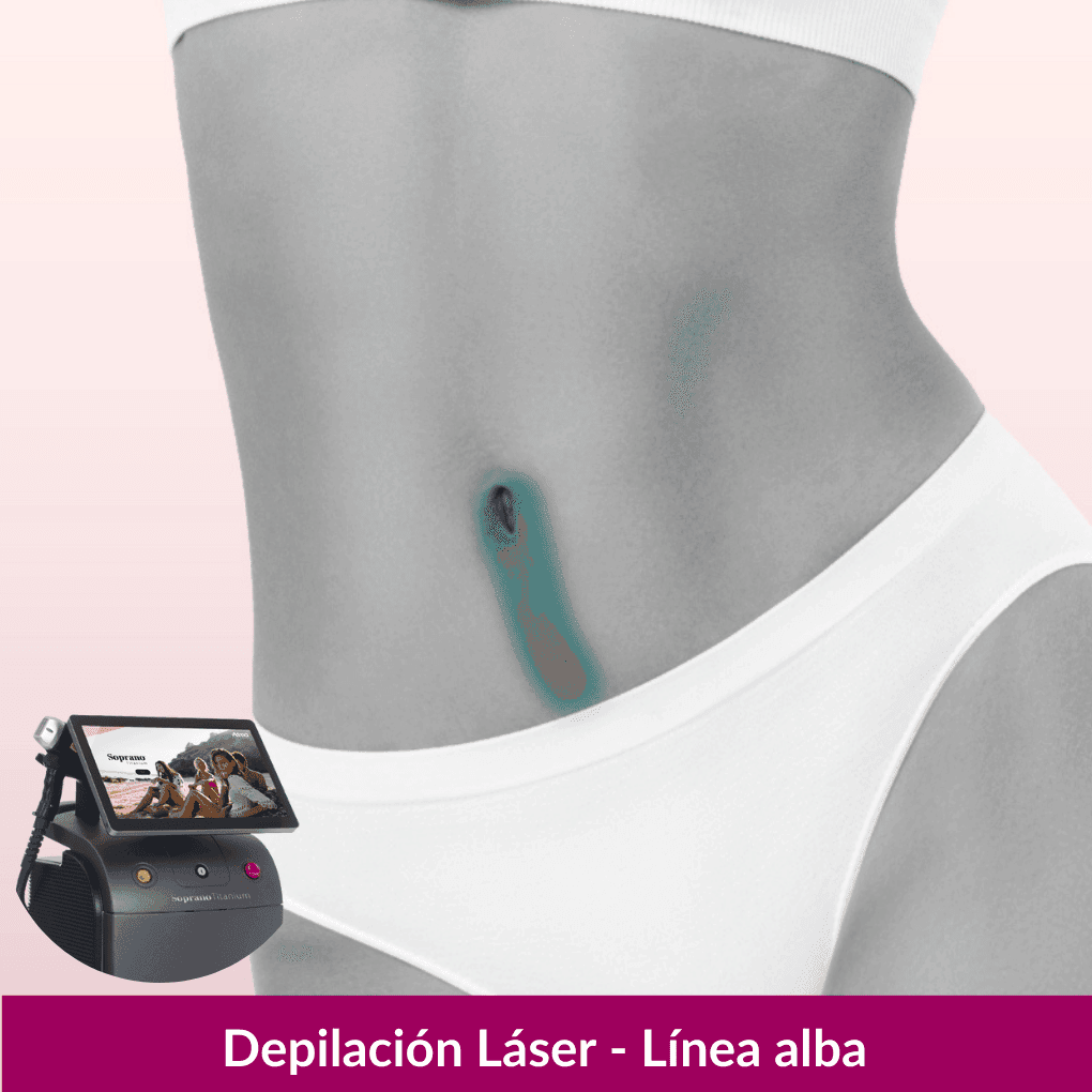 Depilación Láser Línea Alba – Soprano Titanium - Mujeres